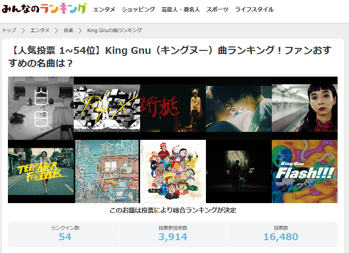 King Gnu新曲「ねっこ」MV解禁！日曜劇場主題歌で魅せる新境地 | みんなのランキング