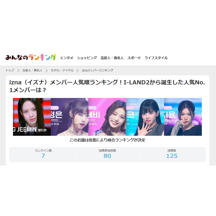 【新時代到来】TEDDYプロデュース×217カ国注目のK-POPガールズグループiznaがデビュー | みんなのランキング